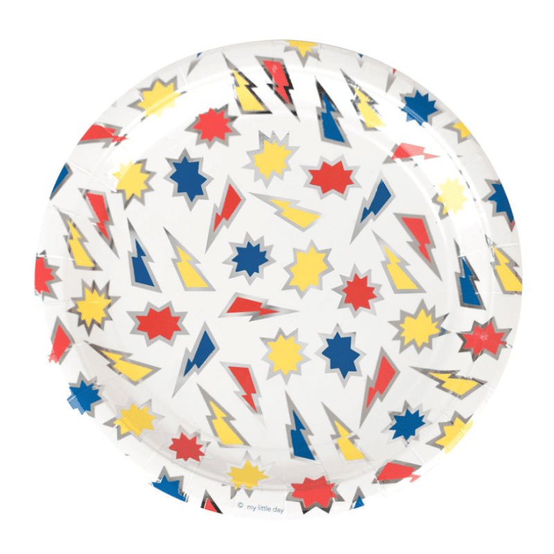 Kertakäyttölautanen Suuri Supersankarit 8 Kpl | Muovi ja Lelu