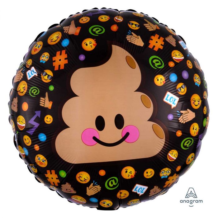 Folioilmapallo kakka-emoji | Muovi ja Lelu